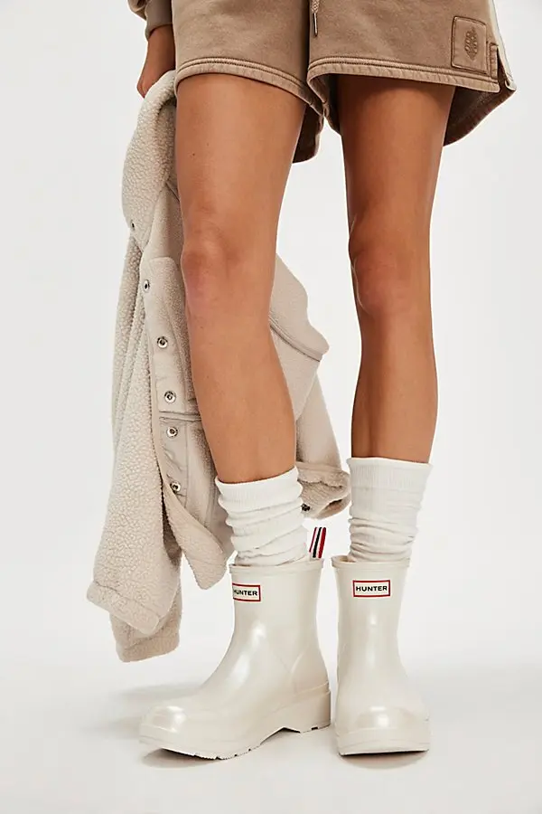 Hunter Play Short Nebula Wellies - British Ice Nebula